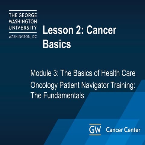 Cancer Basics Definition, Types, Management.pptx