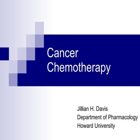 Cancer Chemotherapy | PPT