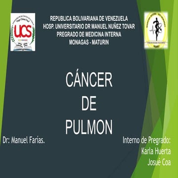 Presentacion De Cancer De Pulmon Exponenciapptx