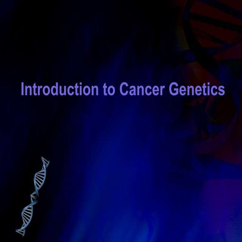 Cancer genetics.ppt