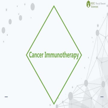 Cancer immunotherapy boc sciences | PPTX