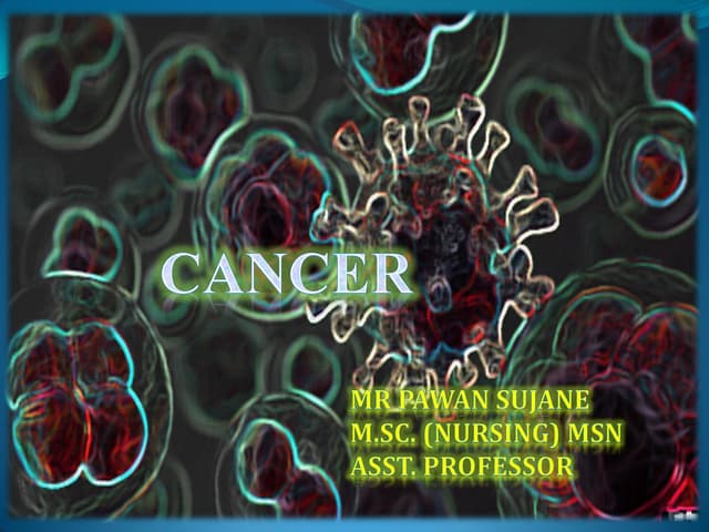 Pathophysiology of cancer | PPTX