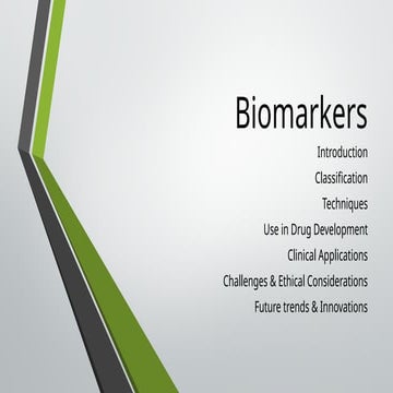 Cancerous biomarkers presentation. .pptx