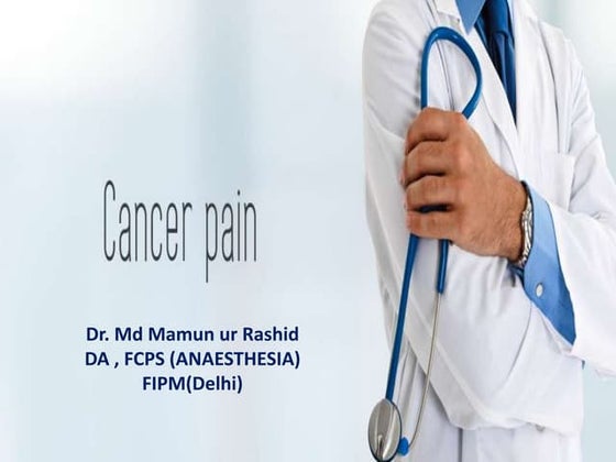 Cancer pain management | PPT