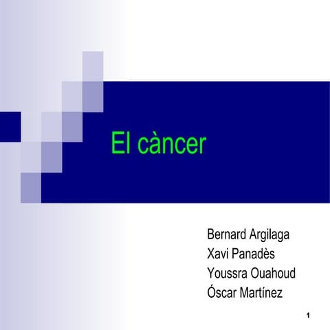 1 Baxa G4 P CÁNCER | PPT
