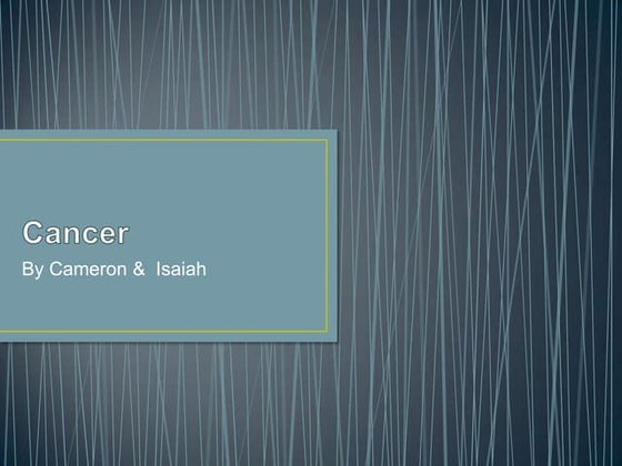 Cancer | PPT