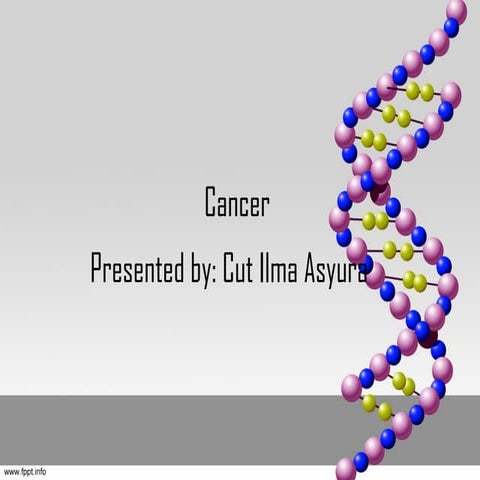 hereditas dalam kanker bagaimana genetika | PPTX