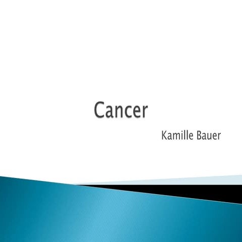 Cancer presentation | PPT