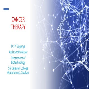 Cancer therapy | PPTX