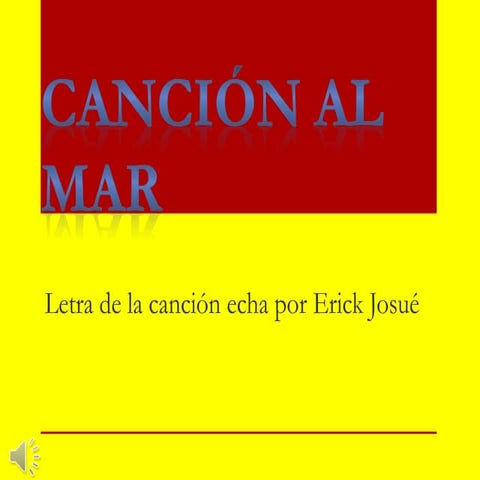 Canción al mar letra.pptx