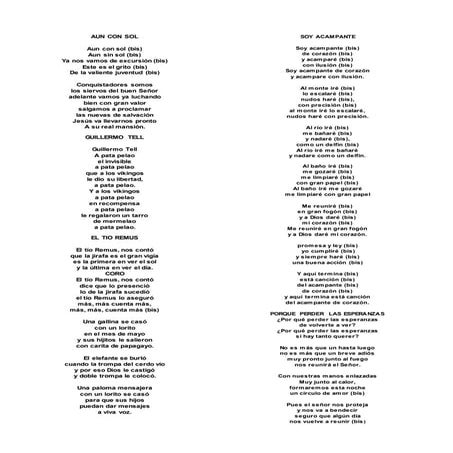 Cancionero hiram edson | DOCX