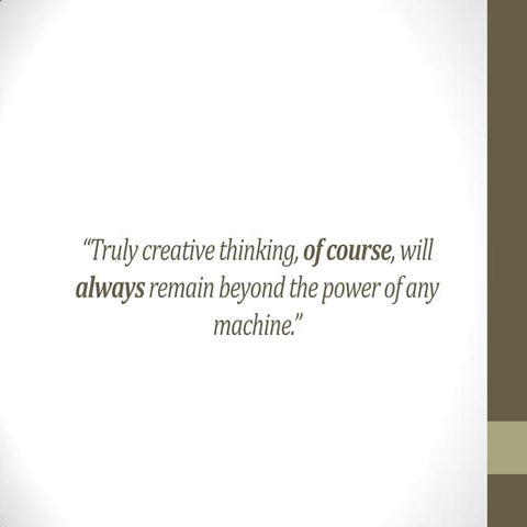 Can Computers Be Creative? | PPTX