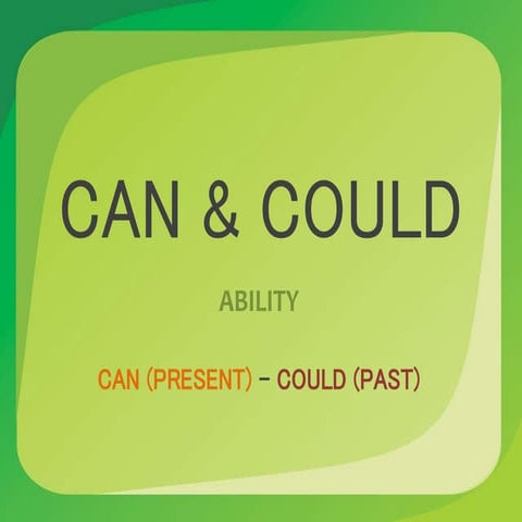 Can & Could + Questions with How.. | PPTX