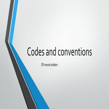 Codes and conventions | ODP