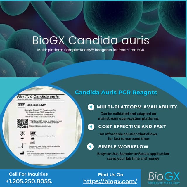 Candida Auris PCR Reagnts.pdf | Chemistry | Science