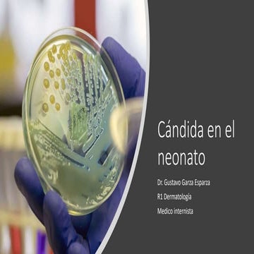 candida neonatos dermatologia | PPTX