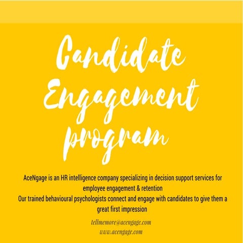 Candidate Engagement Program | PDF