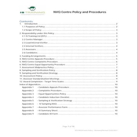 Candidate appeals procedure policy | PDF