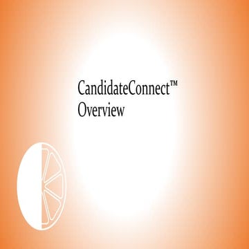 CandidateConnect OverView | PPT