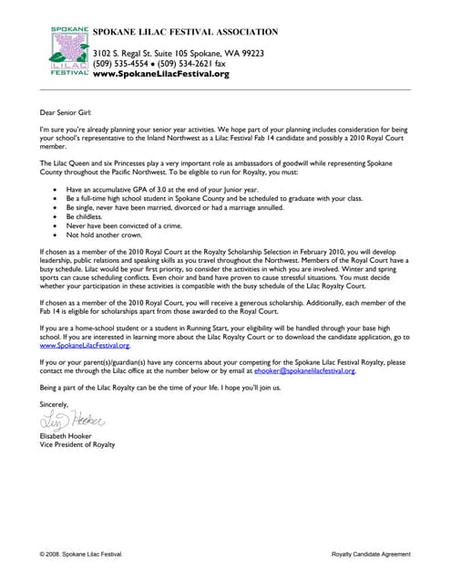 Political Campaign Letter Templates - Sample