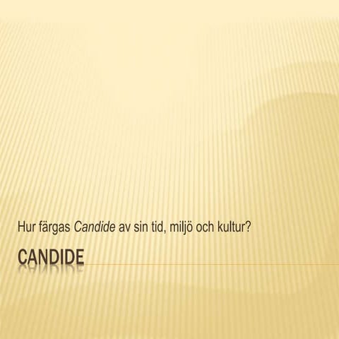 Candide And Voltaire | PPT