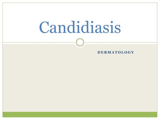 Candidiasis | PPT