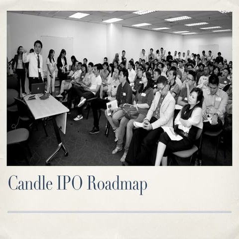 Candle IPO Roadmap | PPT
