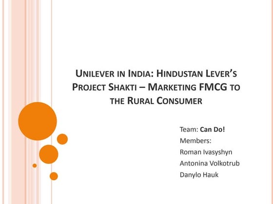 Olympia unilever india_case | PDF | Marketing and Advertising | Business