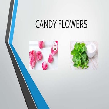 Candy flowers | PPTX