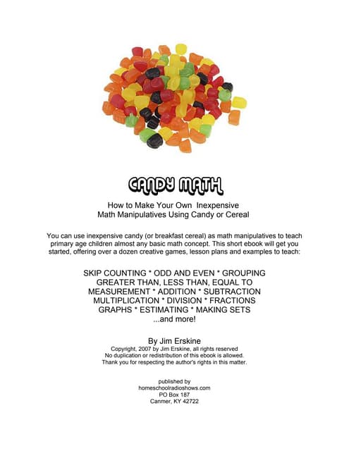 MATHEMATICS GRADE 2 - NUMERACY (DIVISION) | PPT