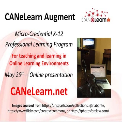 CANeLearn Augment: Micro-credential overview | PPTX