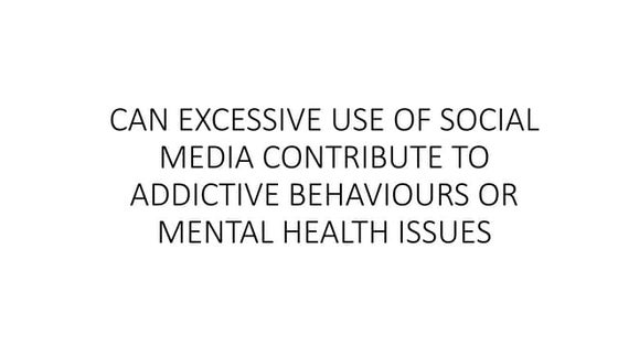 Social Medias Impact on Society.pptx.... | PPT