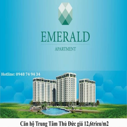 Can ho emerald trung tam thu duc gia 12 6tr.m2, dang nhan đat cho | PPT