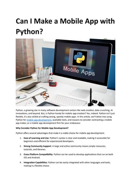 Mastering Mobile App Development with Python | PDF Mastering Mobile App Development with Python | PDF