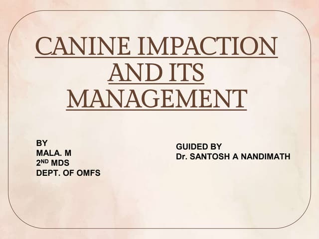 TMJ MOTION MEASUREMENTS | PPTX