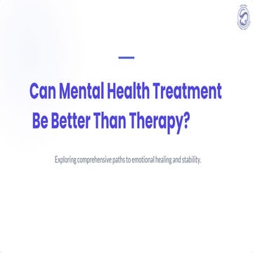 Can Mental Health Treatment Be Better Than Therapy? | PDF