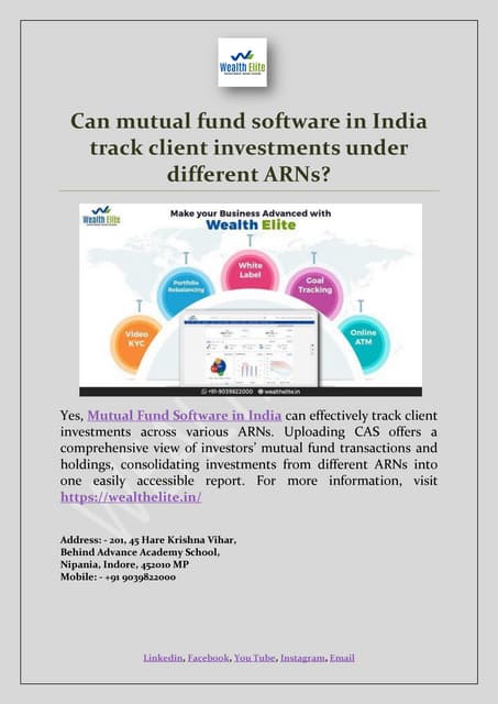 Why Mutual Fund Software is vital for distributors.pdf