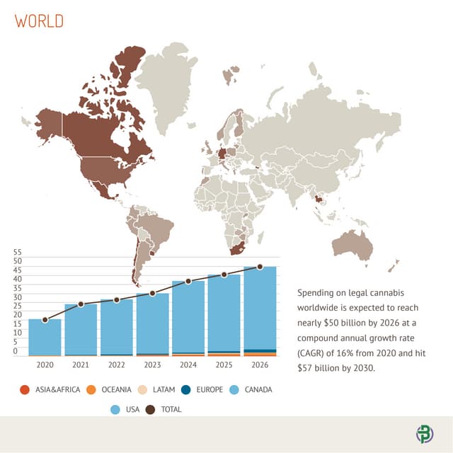 Cannabis Legalization World Map: 2024 Updated | PDF