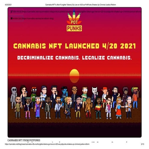 What is Cannabis Tokenization in the Web3 Metaverse? | PDF