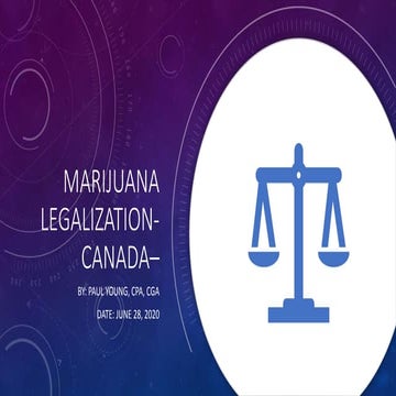 Pitch for legalization of Cannabis | PDF