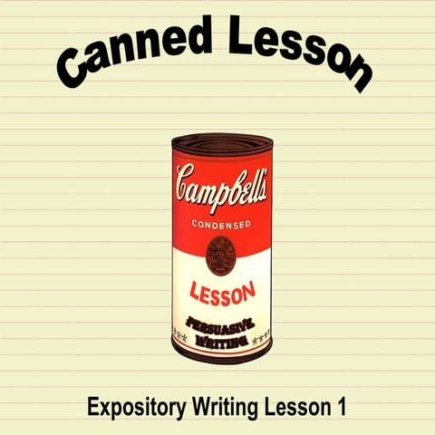 Canned essay | PPT