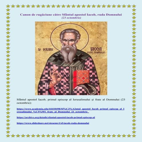 Canon de rugăciune către Sfântul apostol Matia (s.v. 9 august / s.n. 22 ...