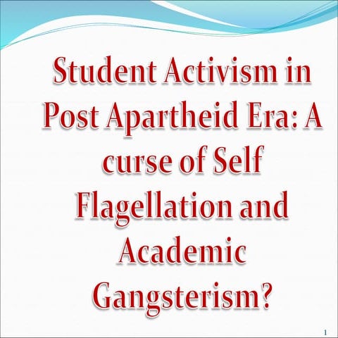 Student Activism | PPT