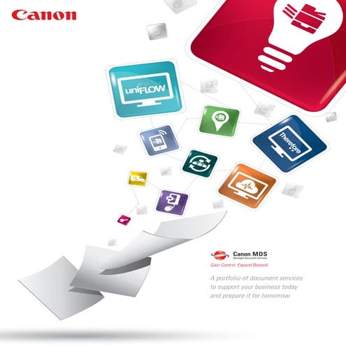 Canon MDS Managed Document Services - Gain Control. Expand Beyond. | PDF