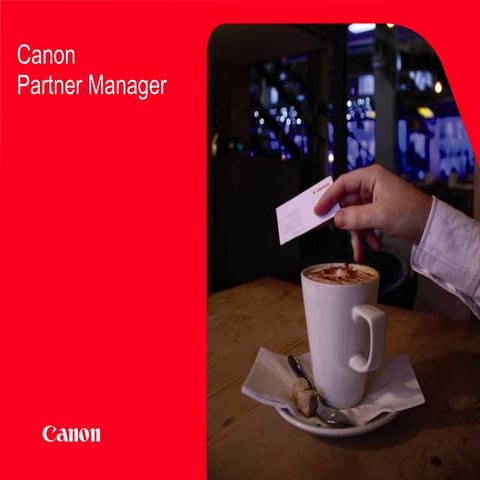 Canon Partner Manager | PPT