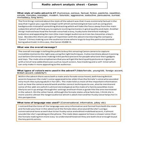 Nandos radio advert | DOCX