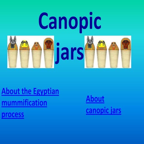 Canopic jars | PPT