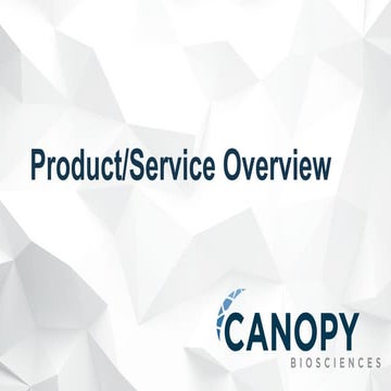 Canopy BioSciences August 2017 | PPT