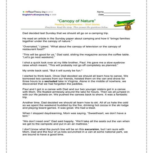 Canopy of nature | PDF