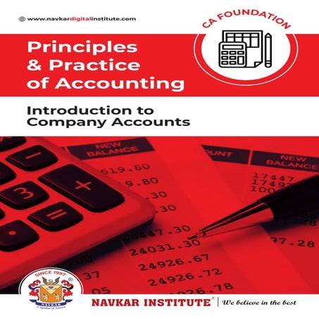 CA NOTES ON COMPANY ACCOUNTS | PDF